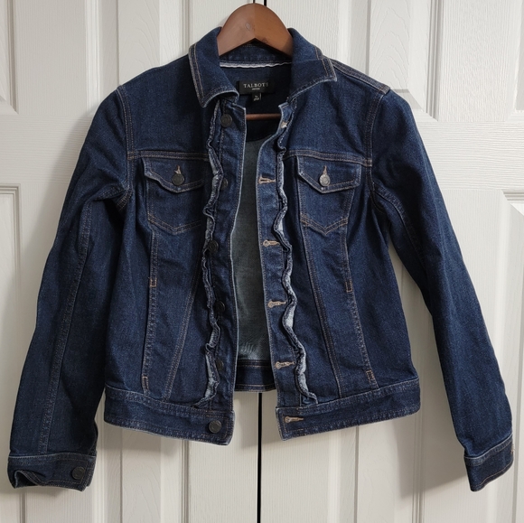 Talbots | Jackets & Coats | Talbots Brand Classic Blue Denim Jean ...